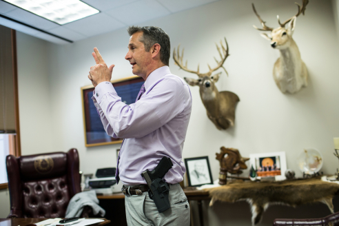 Be nice and carry a gun: Freshman of the year Rep. Tom Oliverson’s ...