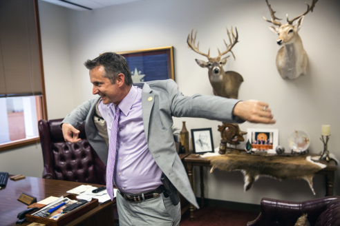 Be nice and carry a gun: Freshman of the year Rep. Tom Oliverson’s ...
